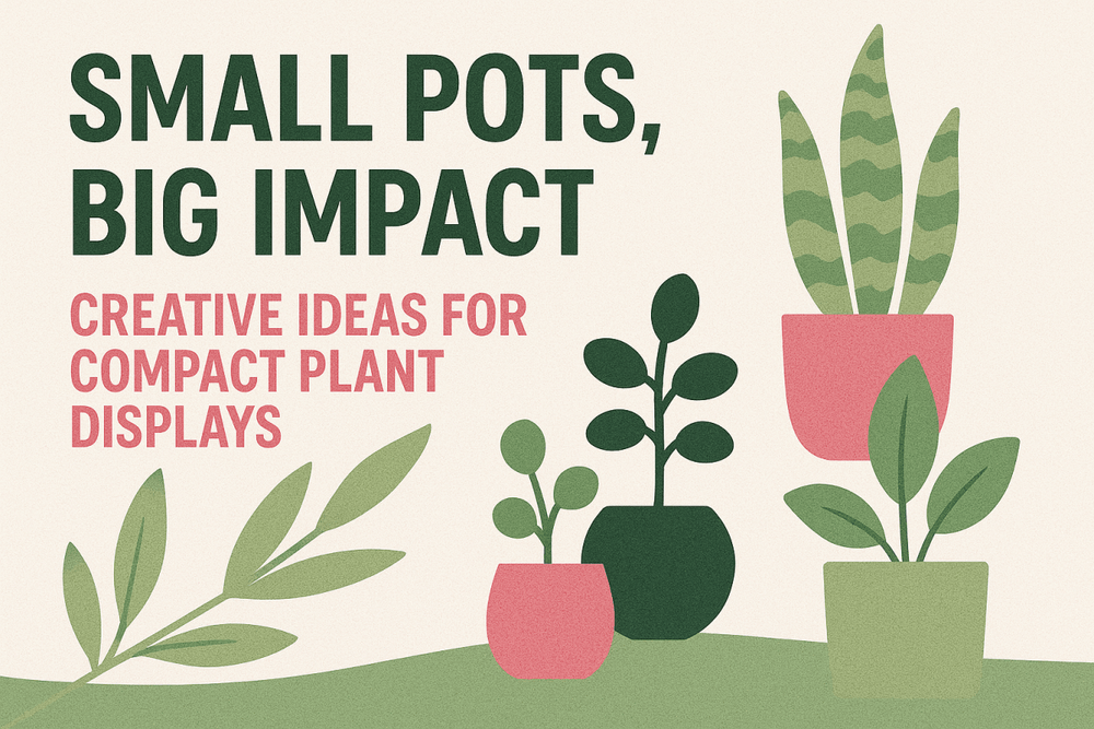 Small Pots, Big Impact: Creative Ideas for Compact Plant Displays