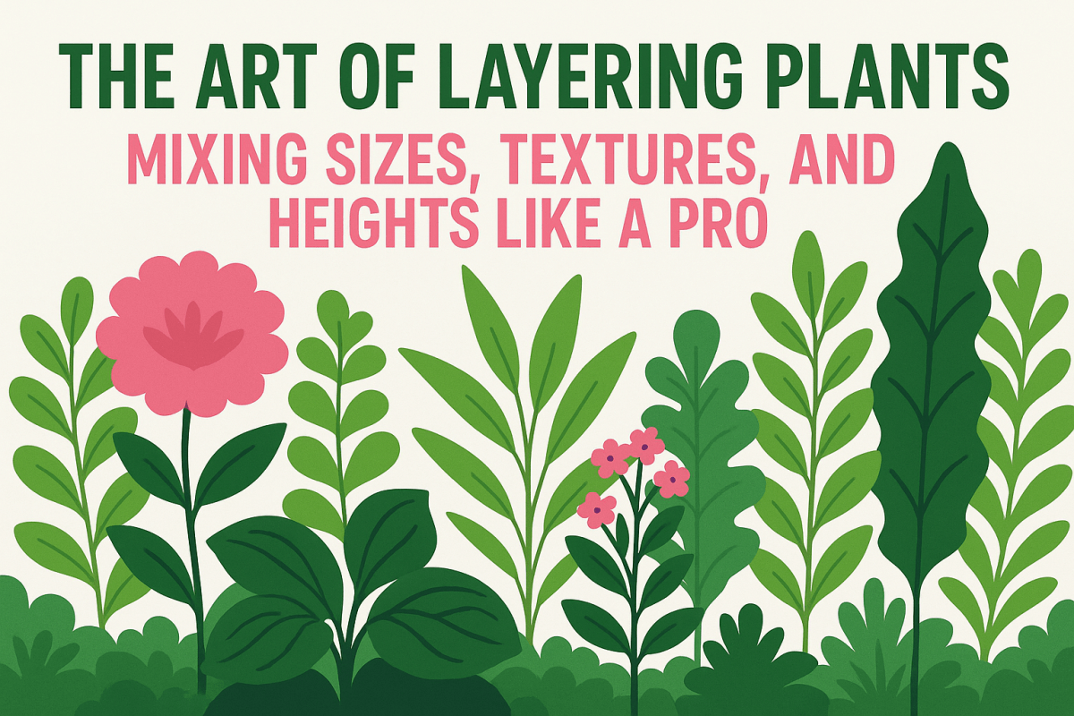 Master Plant Layering: Mix Sizes, Textures & Heights Like a Pro