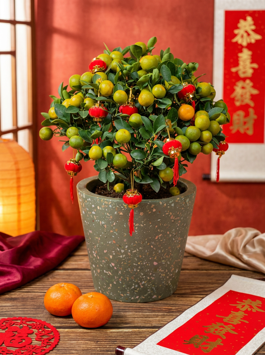 Prosperous Golden Orange Tree Standard - Tumbleweed Plants