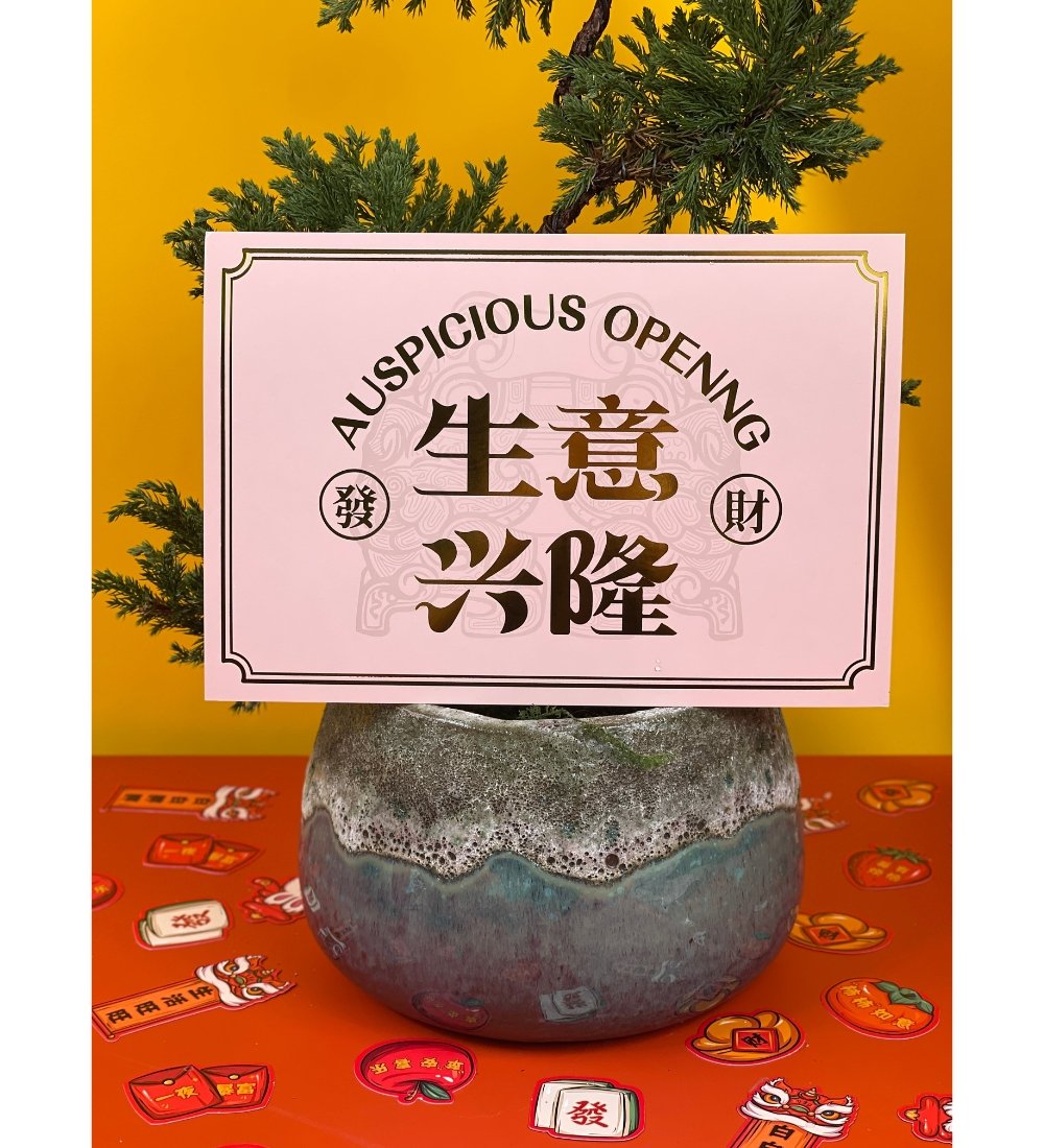 Congratulatory / Grand Opening Greeting Card - Tumbleweed Plants